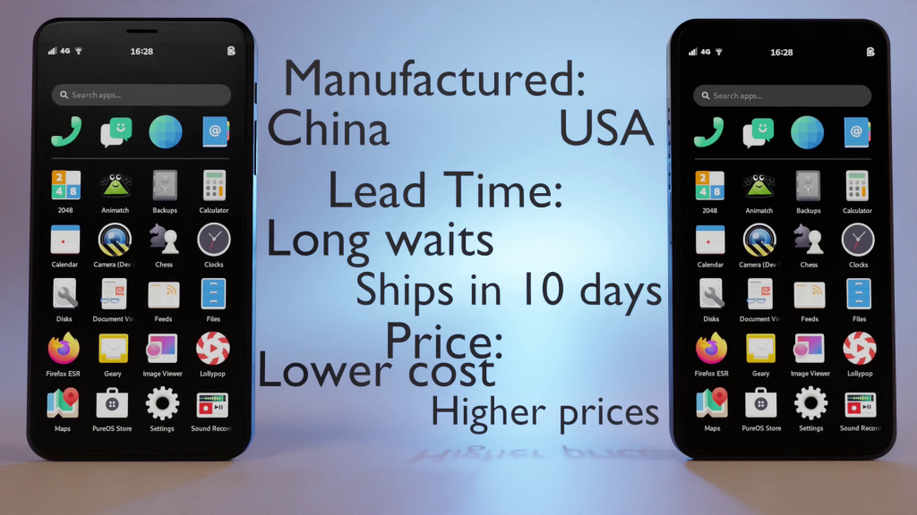 Librem 5 Vs. Librem 5 USA – Purism