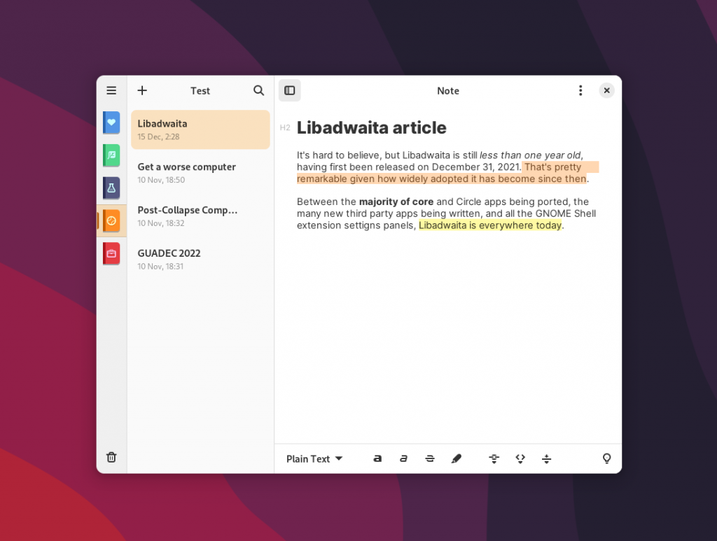 Libadwaita in the Wild – Purism